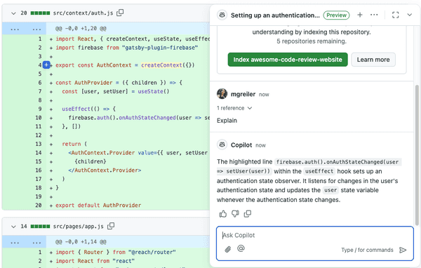 Using Copilot for Automated Code Reviews | Awesome Code Reviews